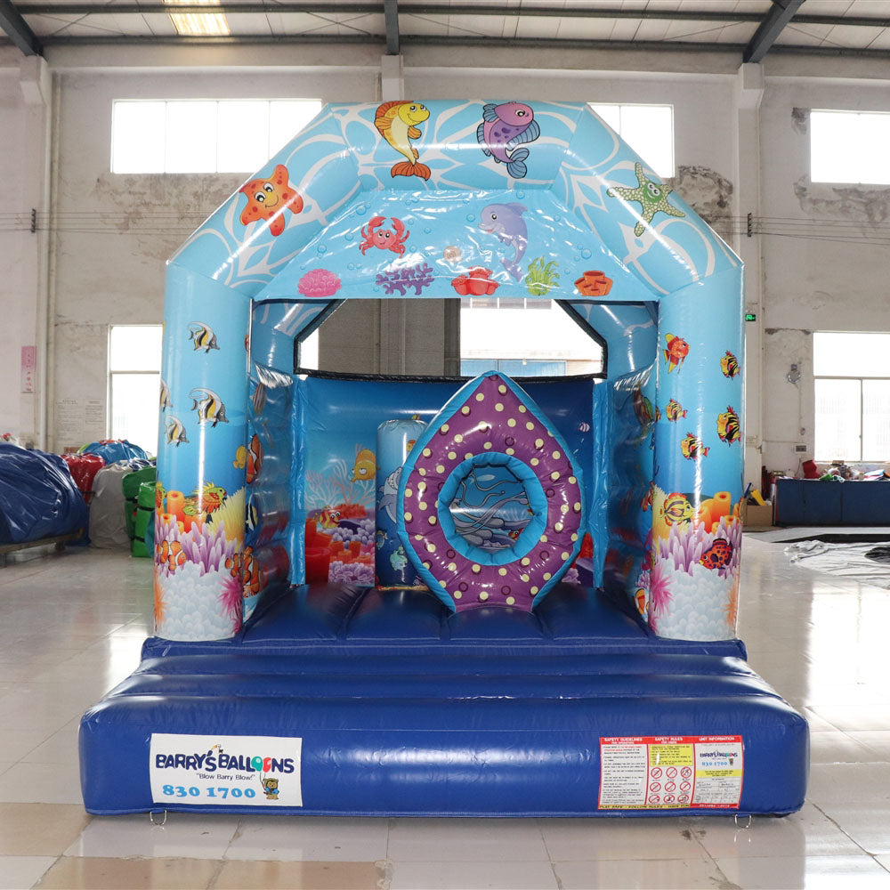 11 x 13 Sea themed castle – Barry's Balloons