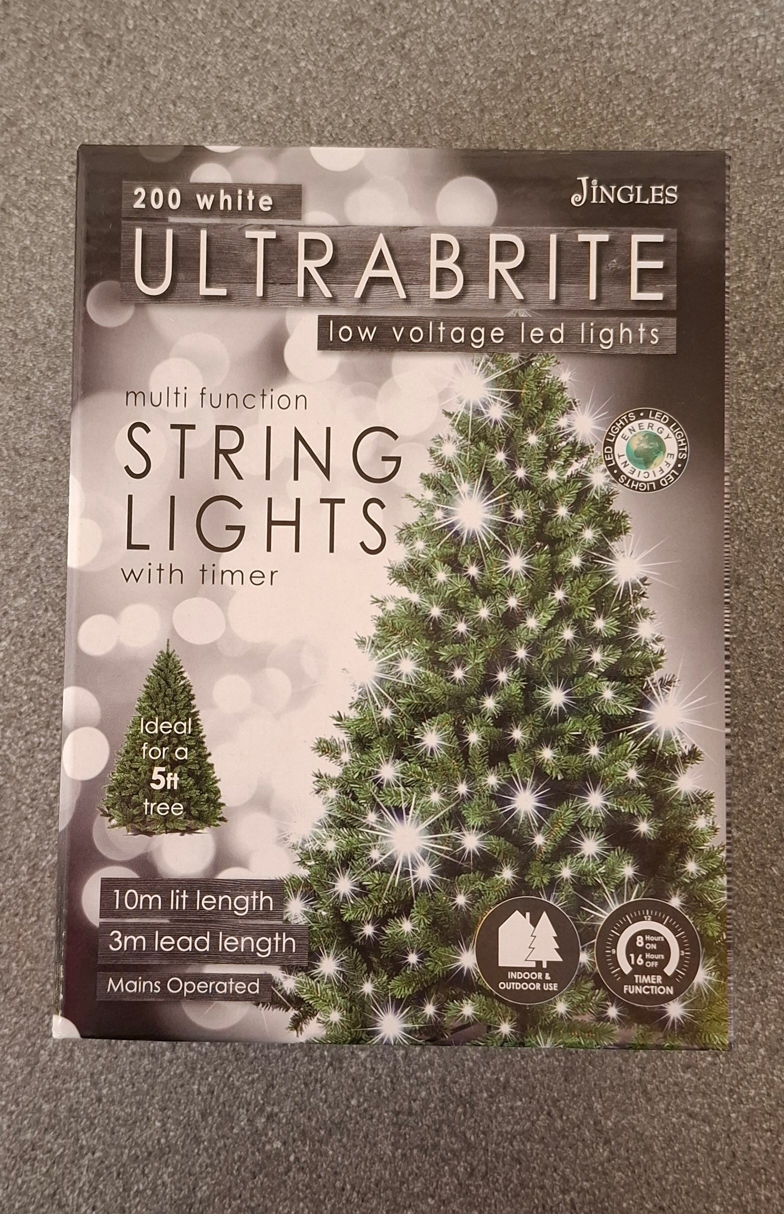 200 White Christmas String Lights – Barry's Balloons