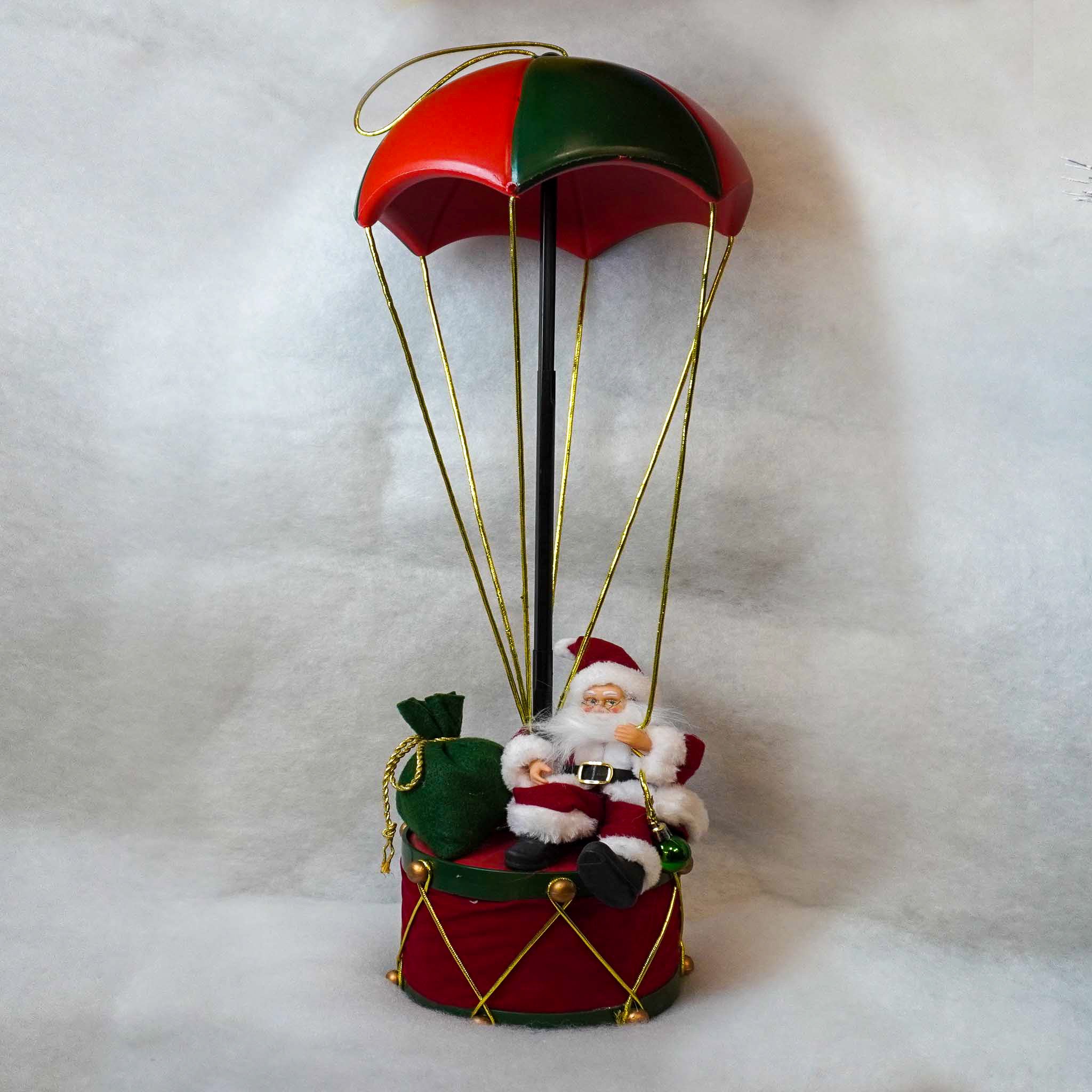 37cm Santa with Parachute – Barry's Balloons