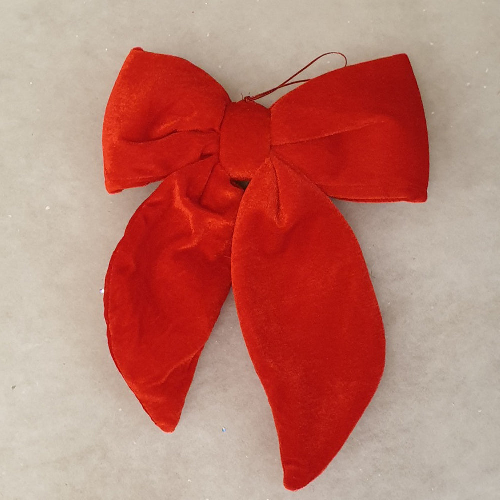 Large Red Velvet Bow - 47cm x 35cm – Barry's Balloons
