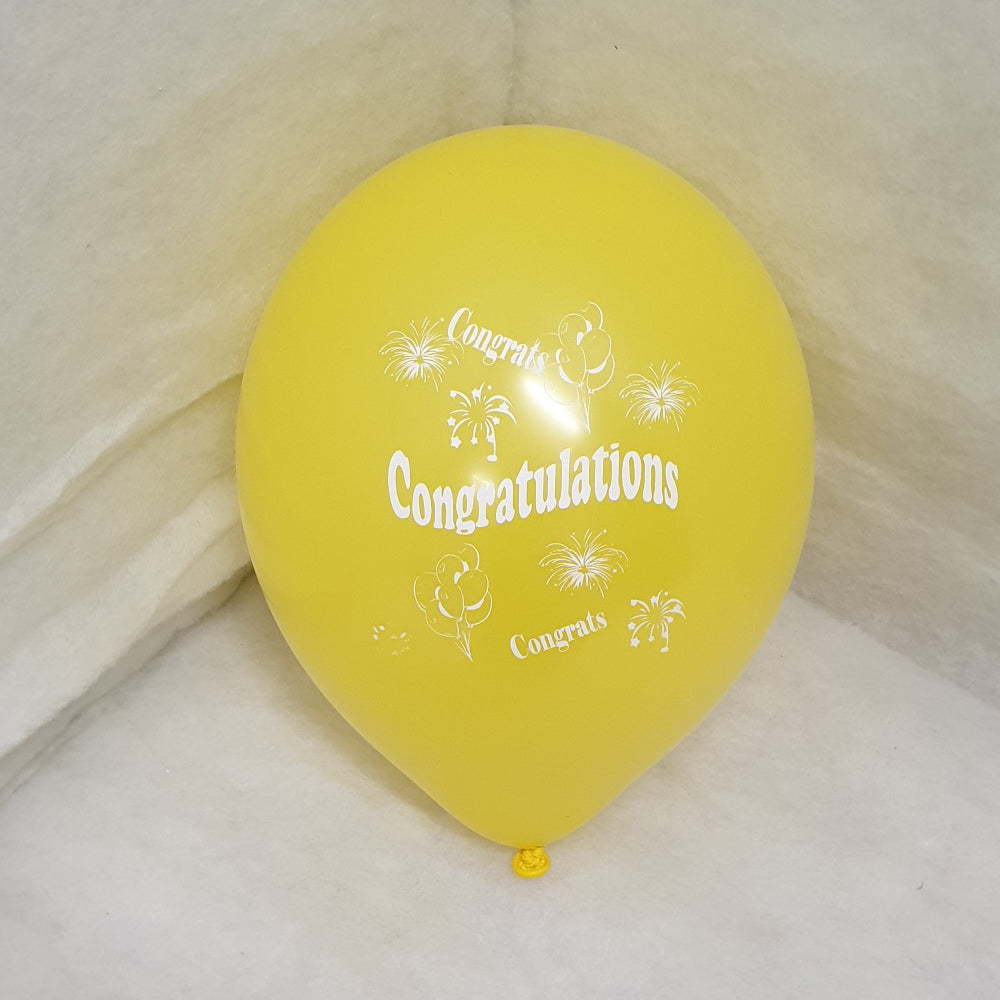 Congratulations Printed Balloons – Barry's Balloons